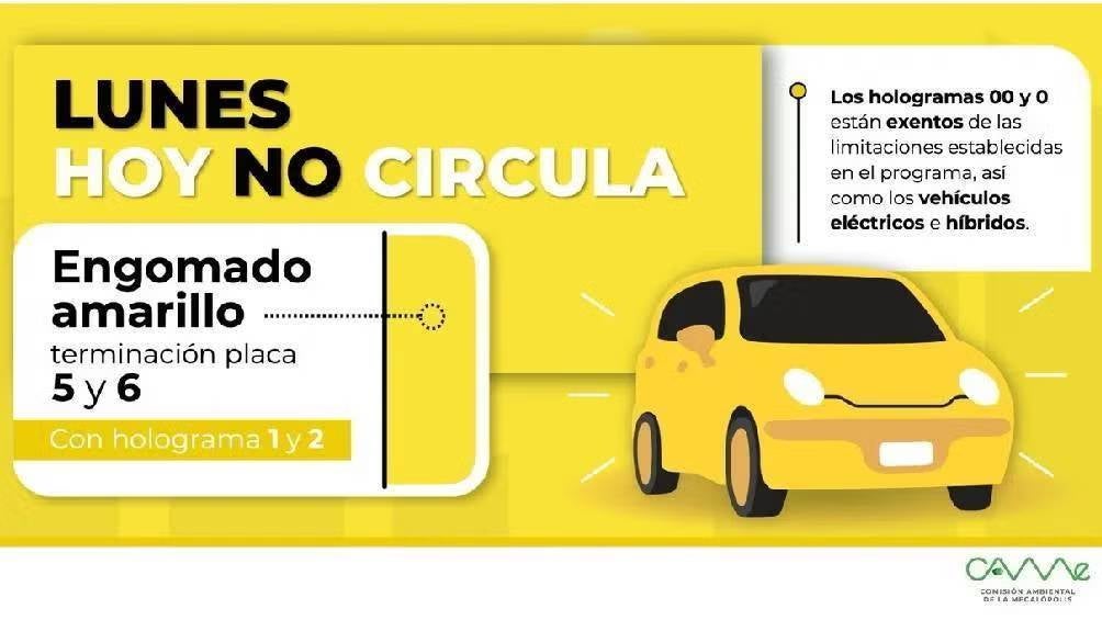 Hoy No Circula: ¿Qué autos NO circulan el lunes 26 de mayo de 2025 en CDMX y EDOMEX?